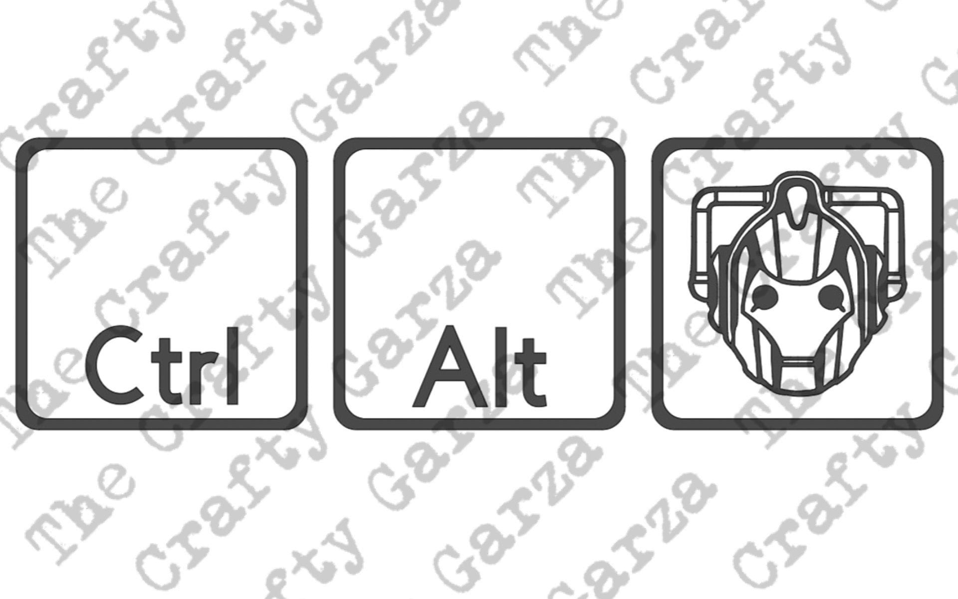 Doctor Who - Digital Download in SVG, JPG, and PNG | Cyberman | Ctrl ...