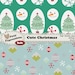 Cute Christmas Digital Paper Pack Comes in Festive Designs Including ...