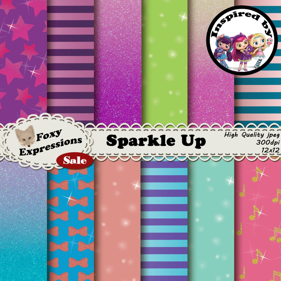 Sparkle up Inspired by Little Charmers in Pink, Purple, Green, and Blue ...