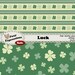Luck Digital Paper Pack Comes in 5 Shades of Green. Designs Include 4 ...