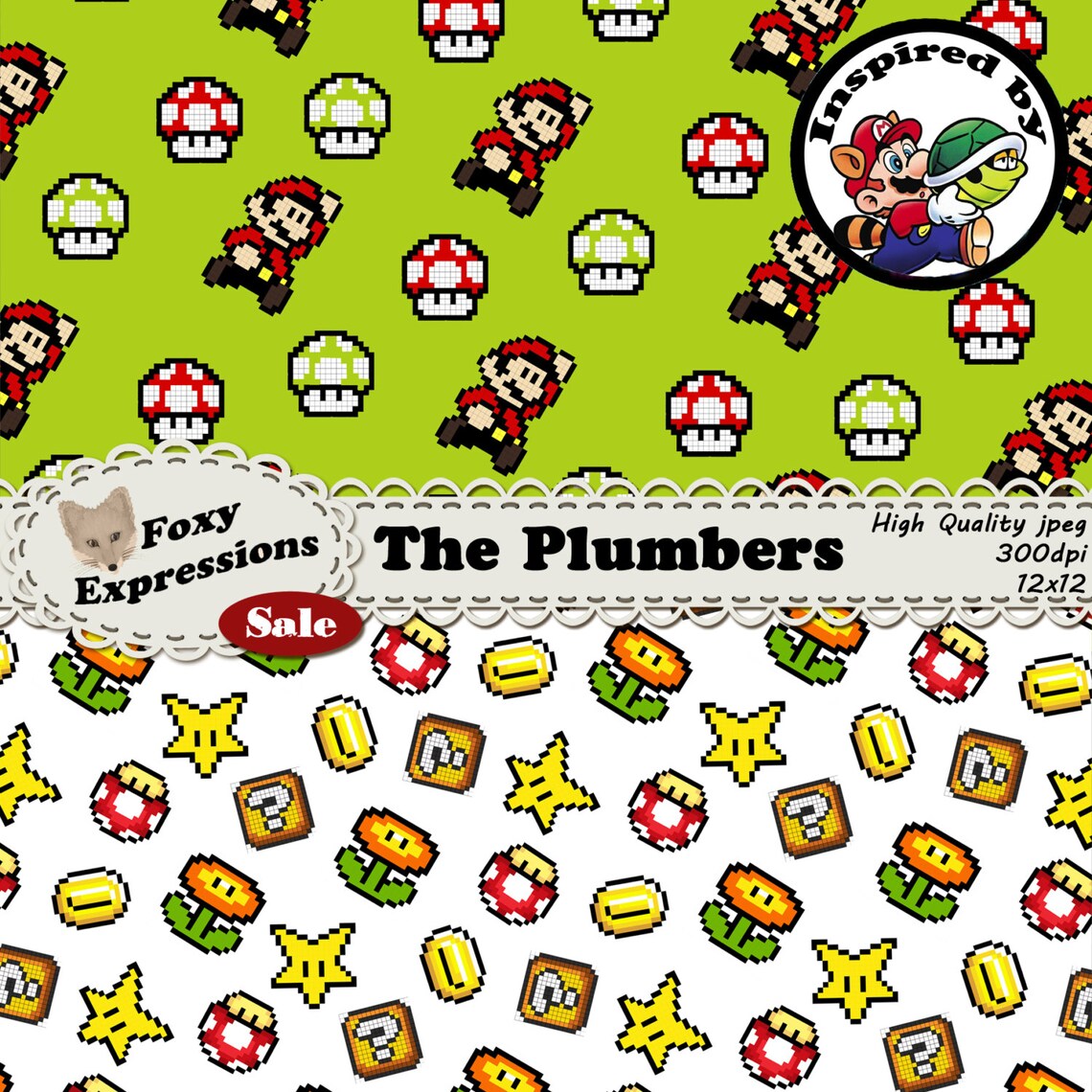 The Plumbers Inspired by Super Mario Bros. Designs Include Mario, Luigi ...