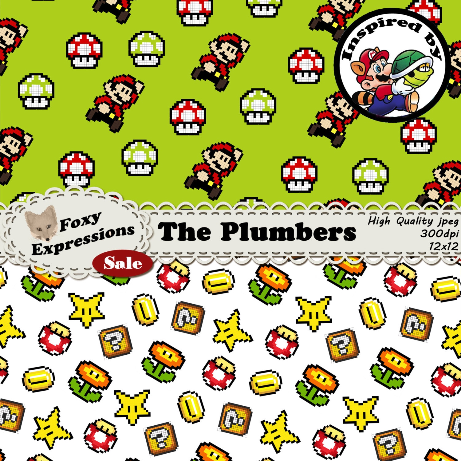 The Plumbers Inspired by Super Mario Bros. Designs Include Mario, Luigi ...