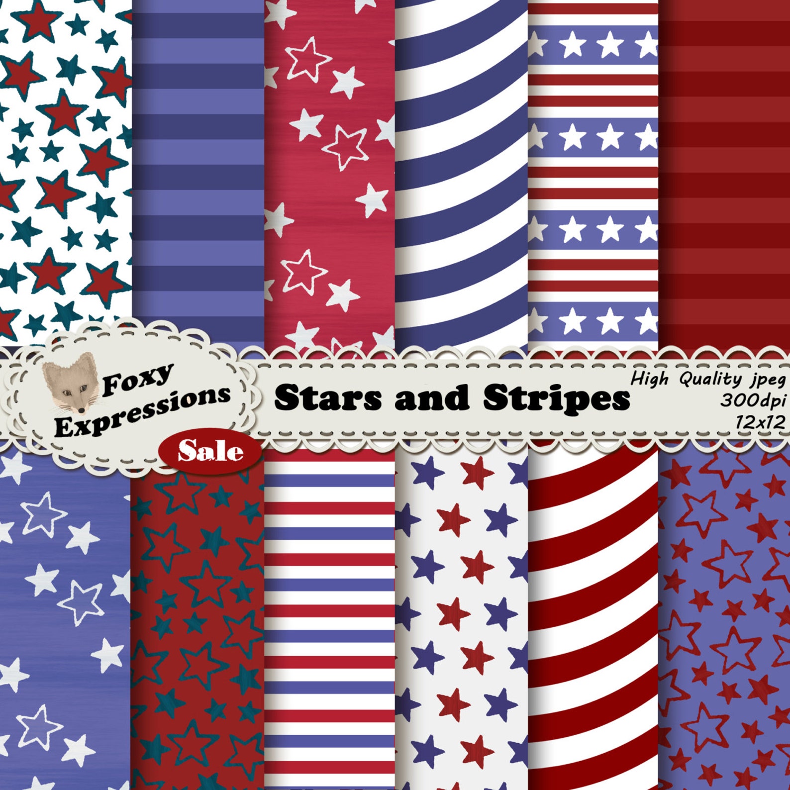 Stars and Stripes Pack Comes in Shades of Red, White and Blue With Fun ...
