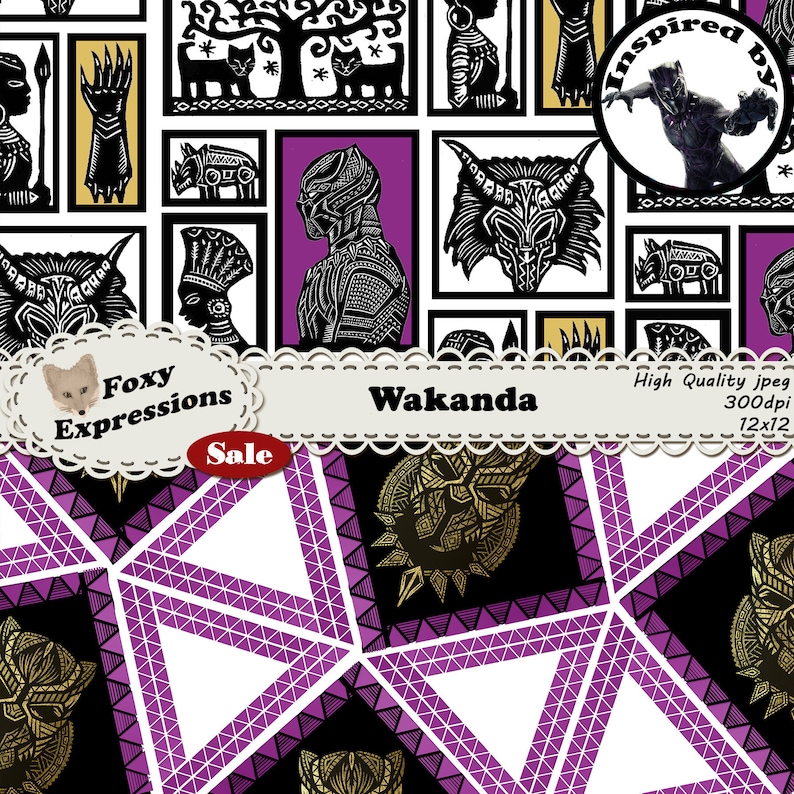 Wakanda Inspired by Marvel Comic Book Black Panther by Stan | Etsy