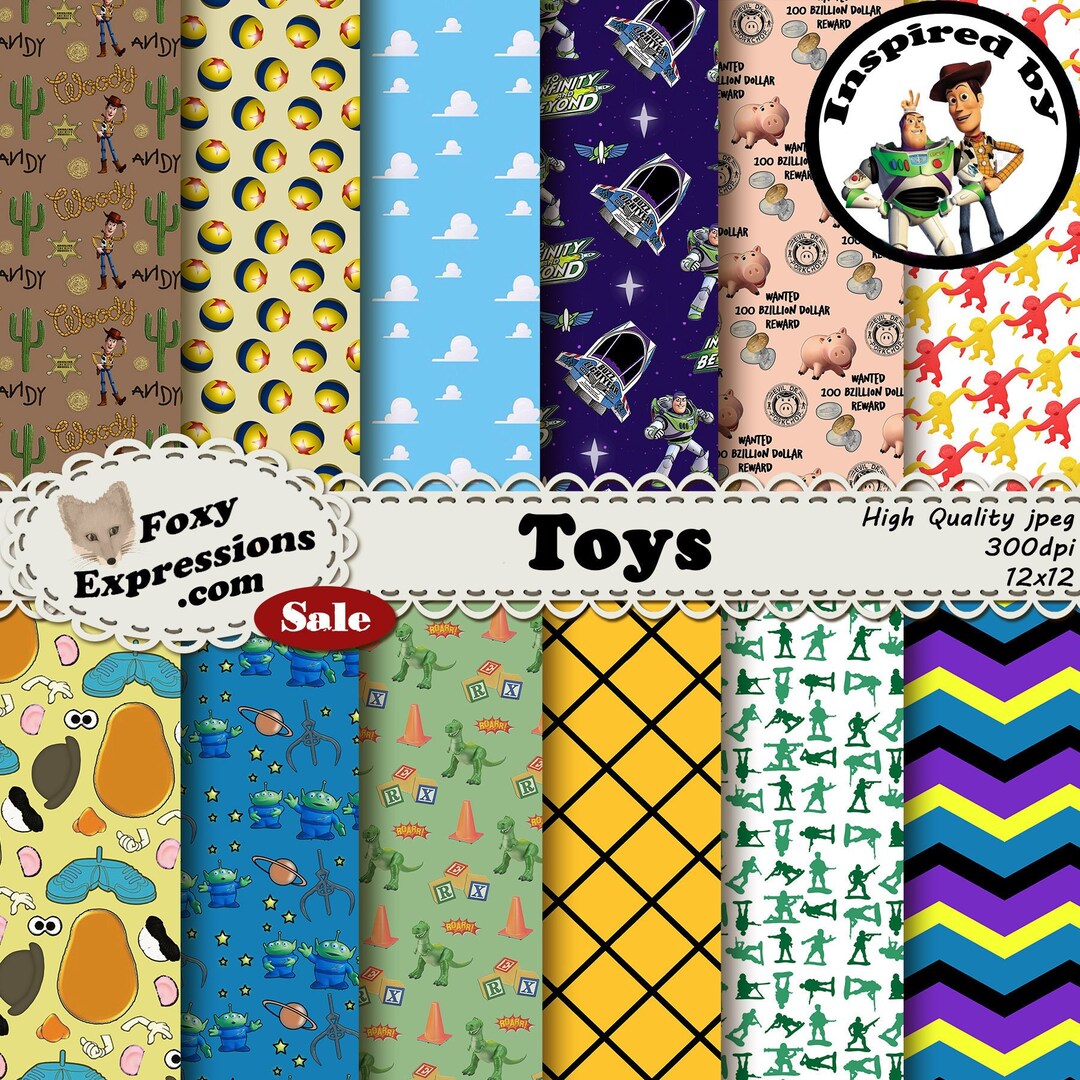 Toys Inspired by Pixars Toy Story. Designs Include Woody, Buzz, Hamm ...