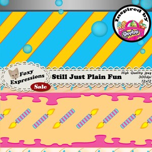 Just for Fun Digital Paper is Inspired by Shopkins. It Features Gran ...