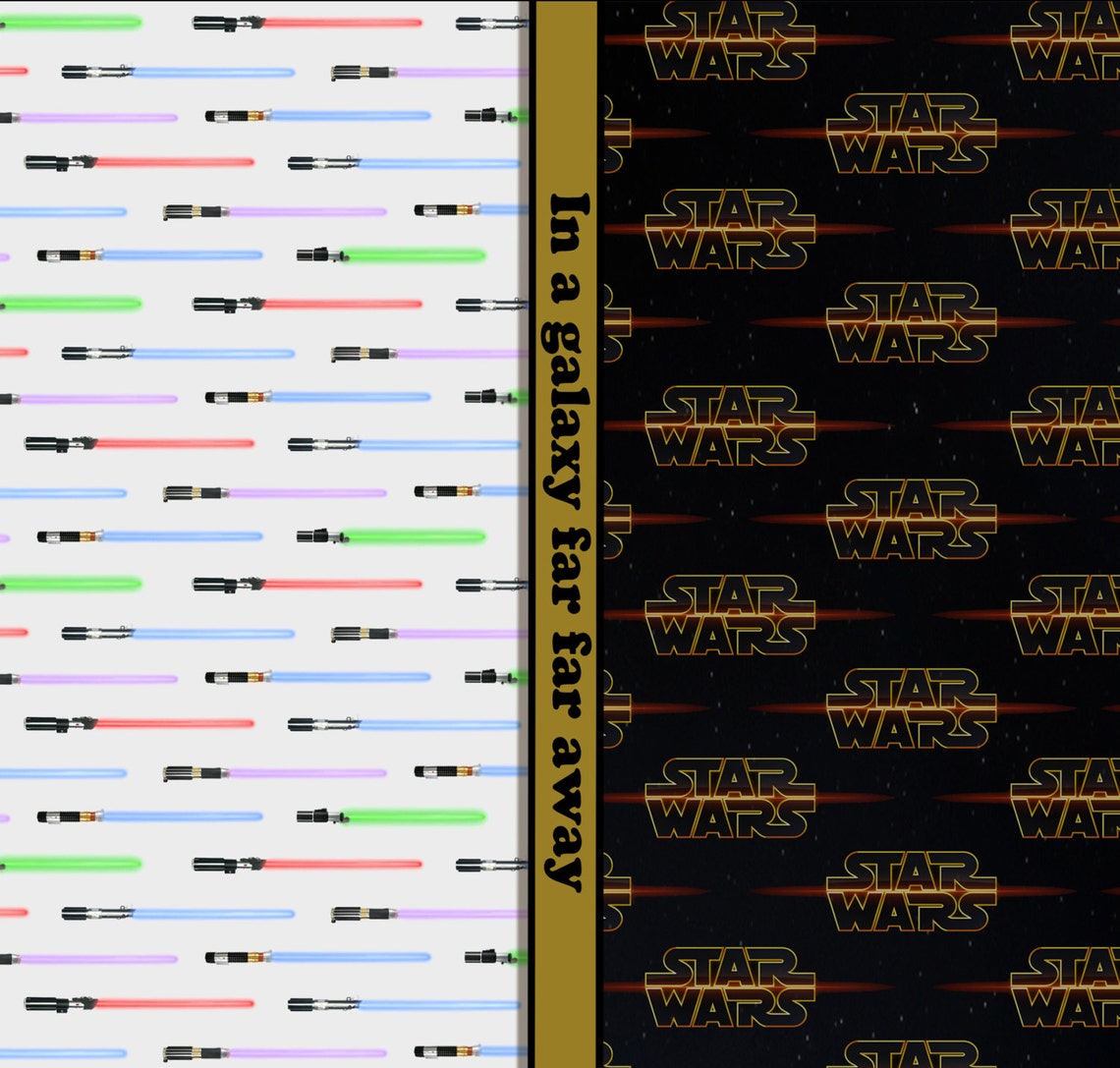 In a Galaxy Far Far Away Digital Paper Pack Includes R2d2 - Etsy