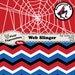 Web Slinger Digital Paper Inspired by Spiderman Comics by Stan Lee ...