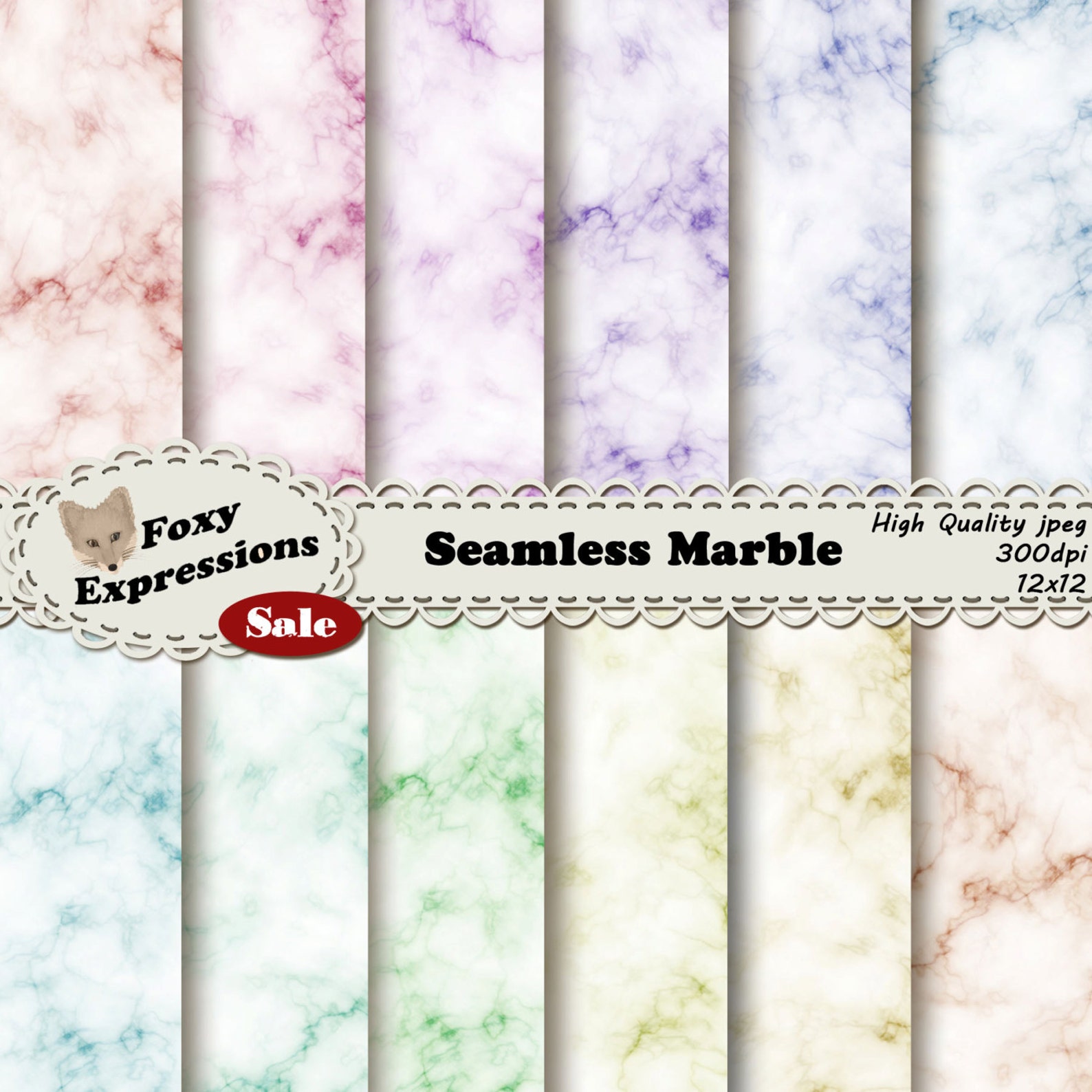 Seamless Marble Pack Comes in Beautiful Soft Colors on Marble Texture ...
