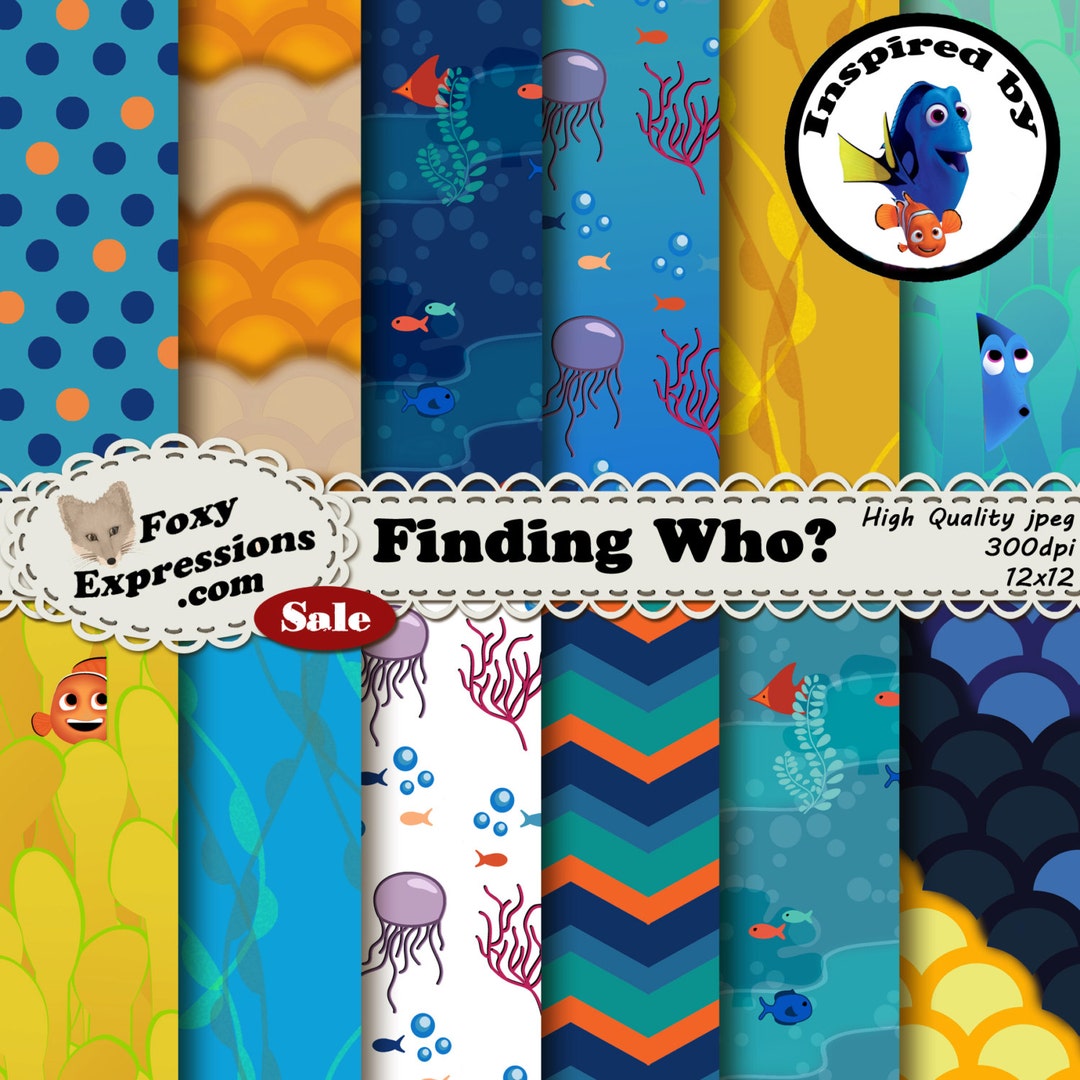 Finding Who is Inspired by Finding Nemo and Dory. Designs Include Jelly ...