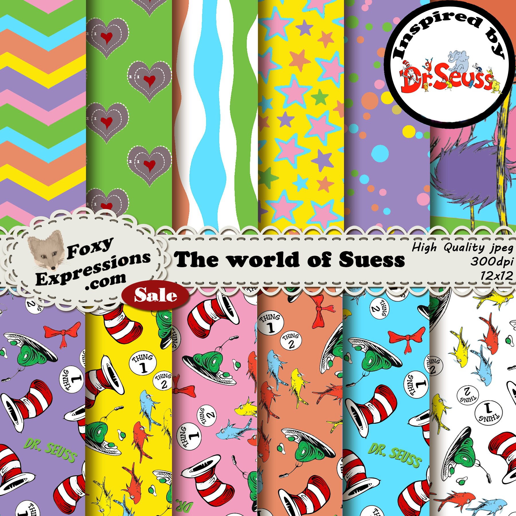 Dr Seuss Background