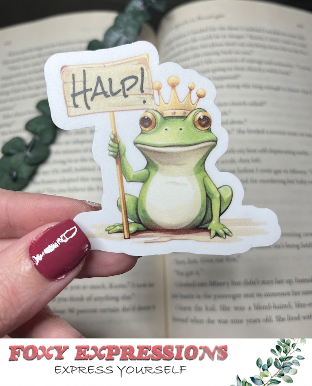 Inspired by Assistant to the Villain Book. Kingsley the Frog With His ...