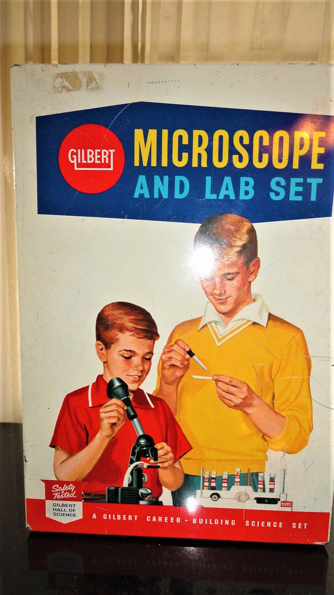 Mid Century 1960's Gilbert Microscope and Lab Set With Instruction ...