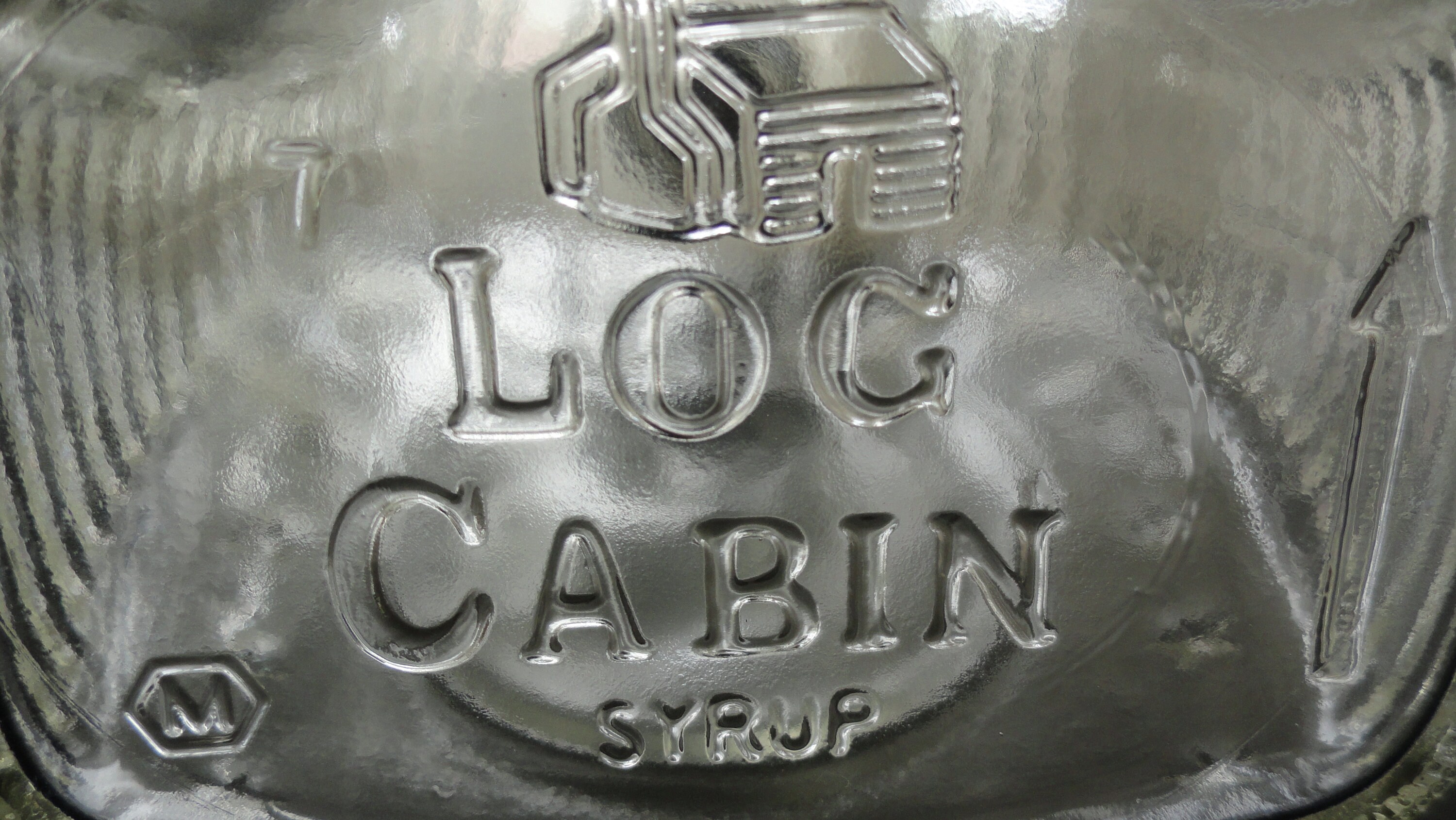 Vintage 1970s Log Cabin Glass Bicentennial Syrup Bottle With Lid - Etsy