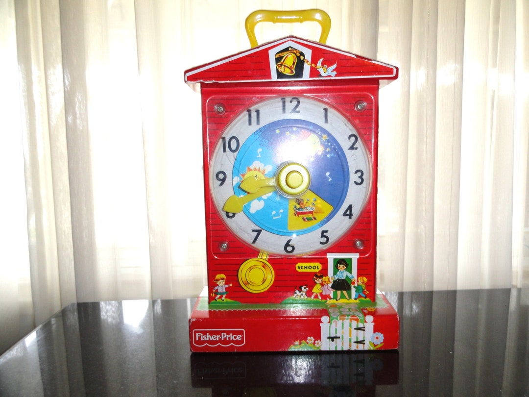 Mid Century 1962-1968 Fisher Price Tick Tock Teaching Musical Clock - Etsy
