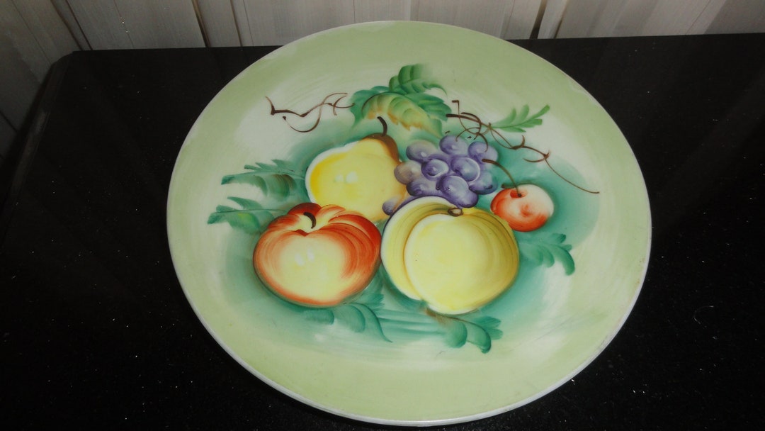 Mid Century 1960's Lefton China SL5935 Fruit Pattern Decoration Hand ...