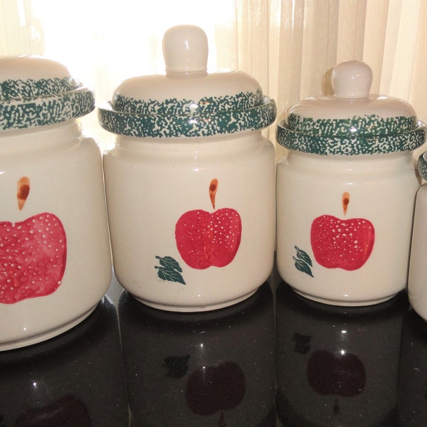 Apple Canisters - Etsy