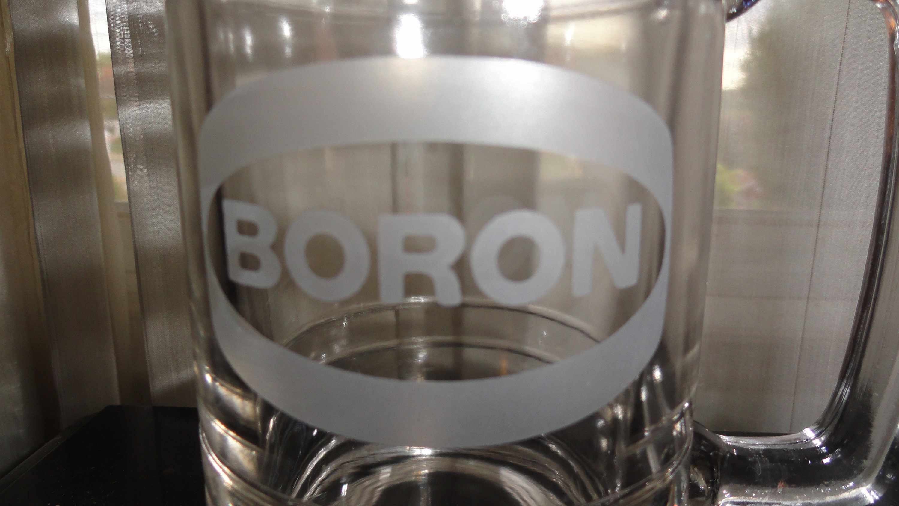 Vintage Set of 4 BORON Glass Advertising Promotional Standard - Etsy