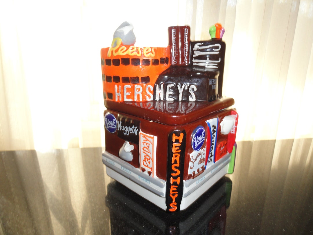 Vintage Hershey's Milk Chocolate Factory Ceramic Lidded Candy Souvenir ...