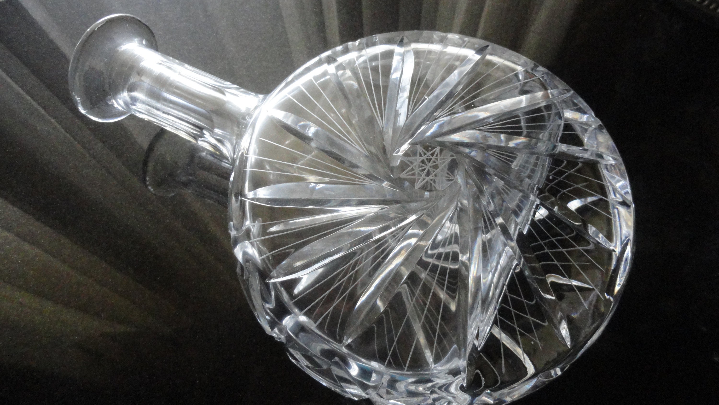 Mid Century Poland Lead Crystal Pinwheel Star of David Liquor - Etsy