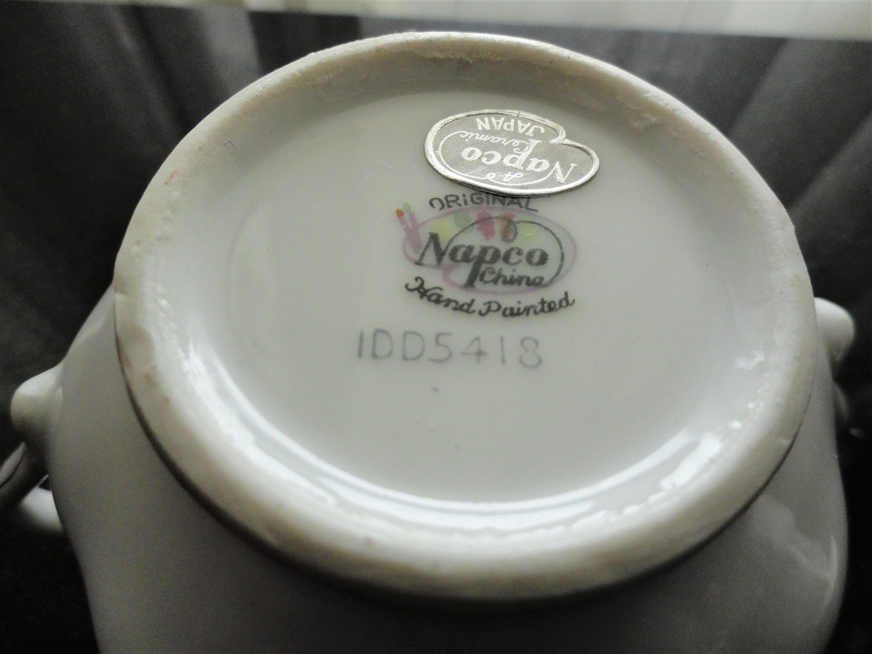 Vintage Original Napco Ceramic Japan China Hand Painted 1DD5418 Blue ...