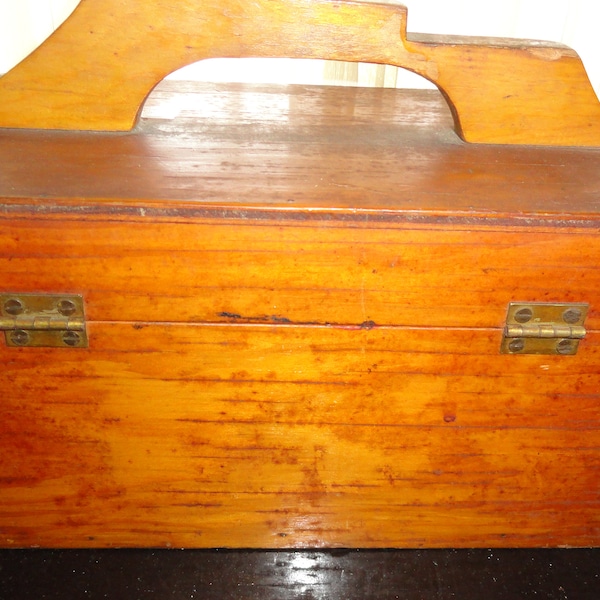 Wooden Shoe Polish Box - Etsy
