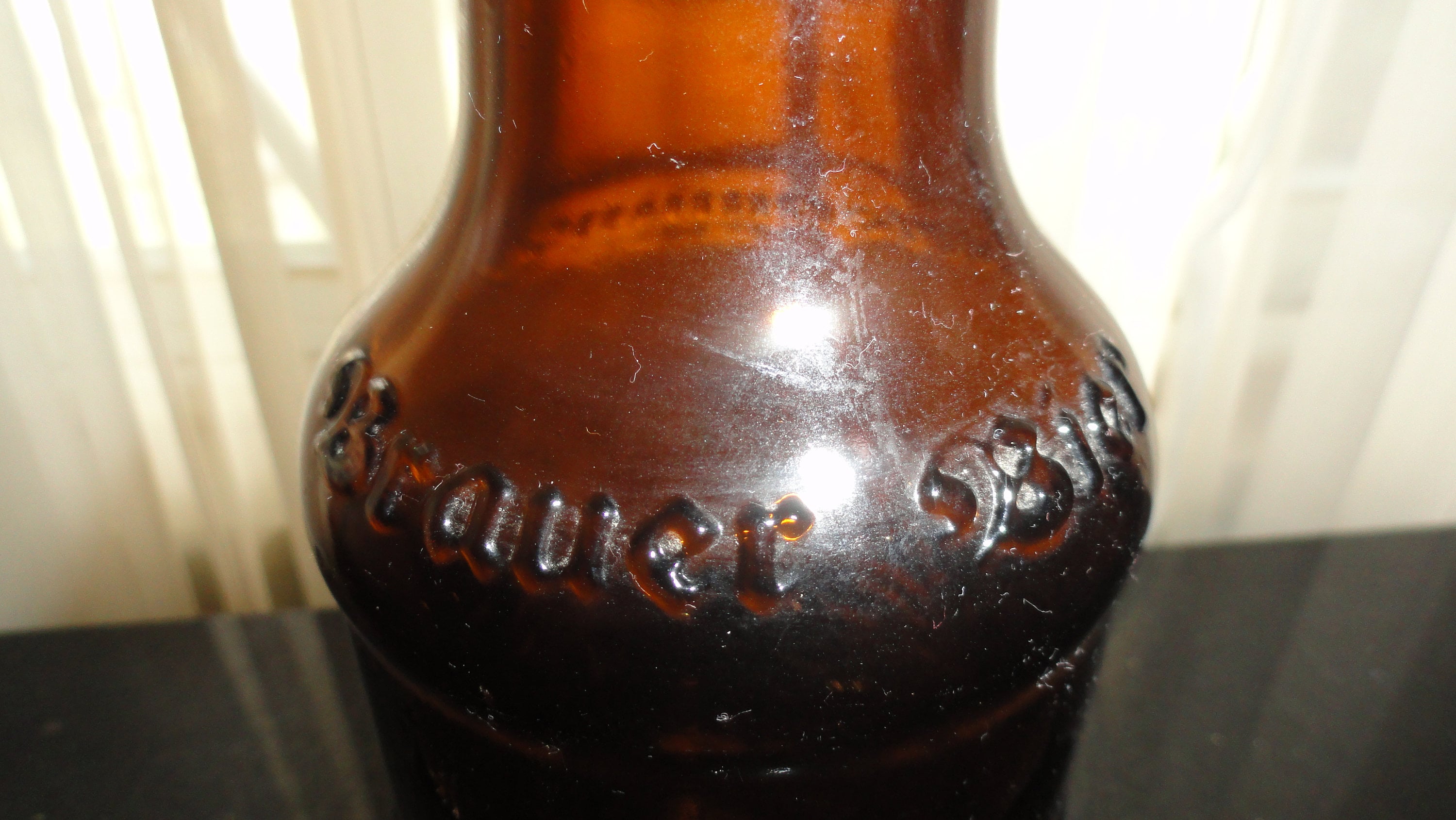 Vintage 1980's Das Altenmὓnster Brauer Bier Dark Brown Glass German ...