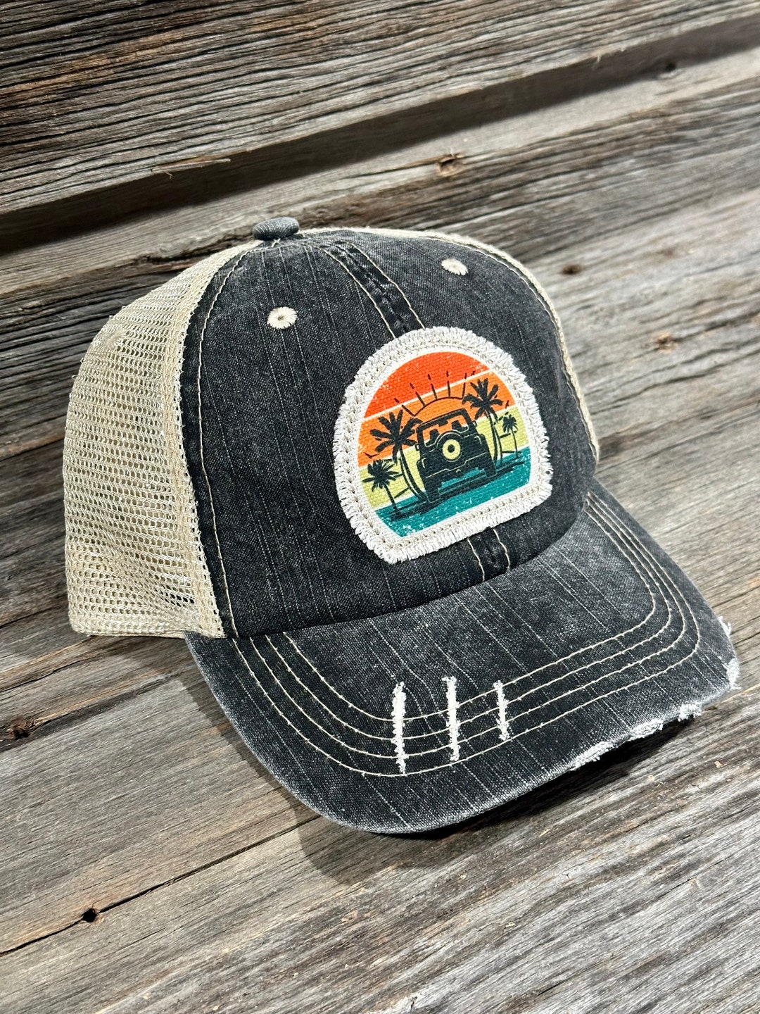 Sunset 4x4 Off-road Vehicle Hat - Etsy