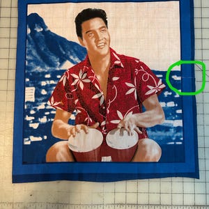 Elvis Fabric 100% Cotton Fabric Panels for Quilting, Blankets, Wall ...