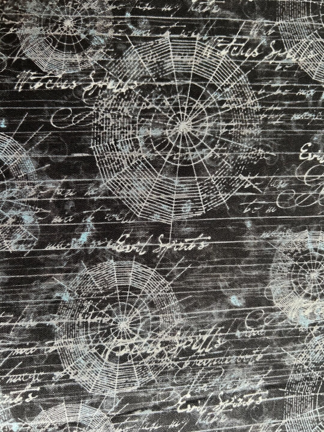 Cobweb Fabric by the Yard 100% Cotton Clothing Crafts Quilt Evil ...