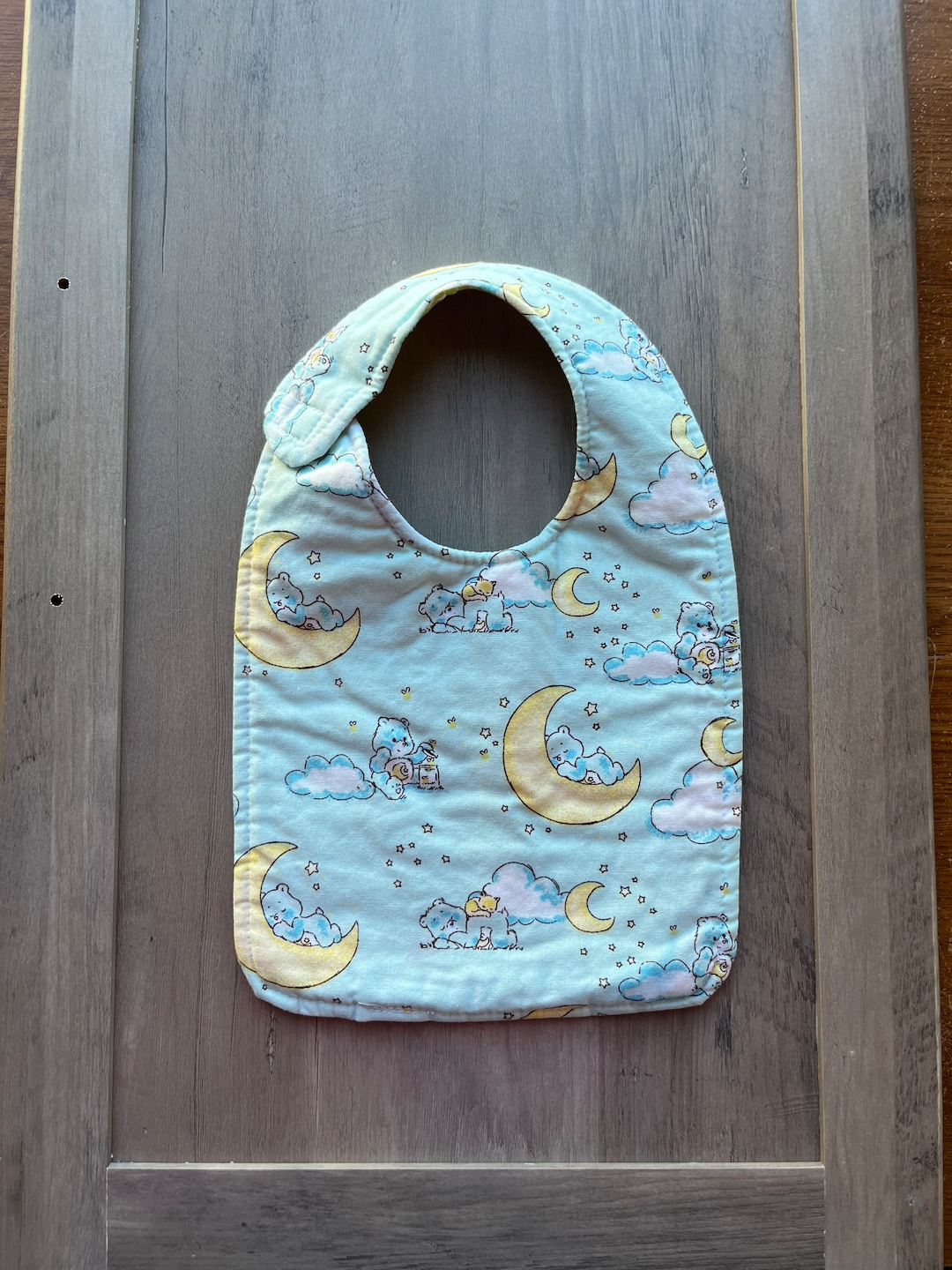 Care Bears Bib With Velcro Closure 100% Cotton - Etsy