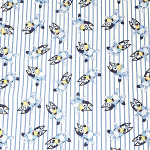 Goodnight Bluey Fabric by the Yard Fabric 100% Cotton for Clothing ...