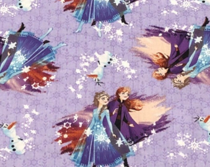Frozen Fabric by the Yard 100% Cotton Quilting Crafts Frozen Disney ...