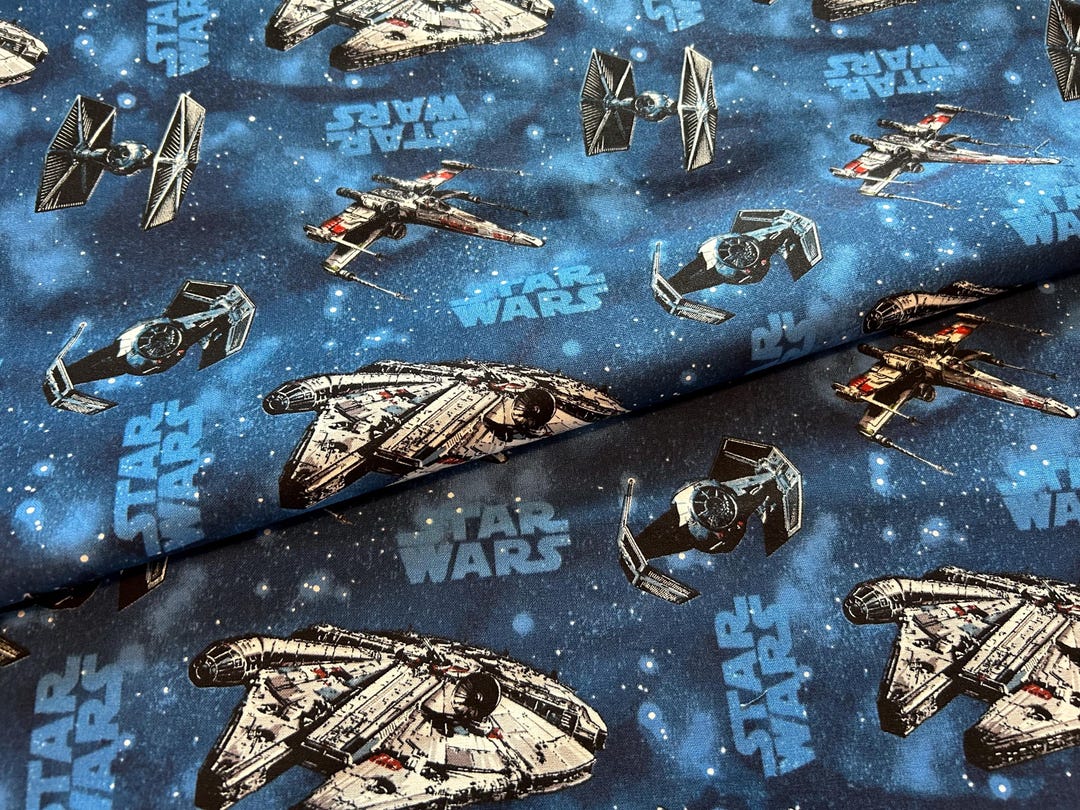 Star Wars Fabric by the Yard 100% Cotton for Clothing, Crafts, Quilting ...