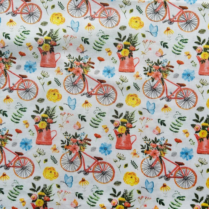 Bicycle Fabric - Etsy