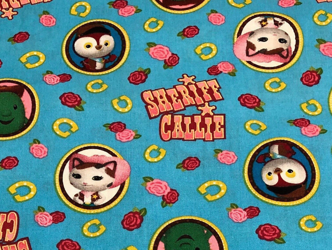 Sheriff Callie Fabric by the Yard 100% Cotton for Clothing, Crafts ...