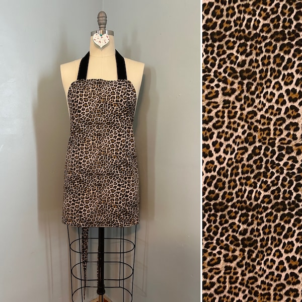 Leopard Apron - Etsy