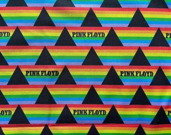 Pink Floyd Fabric by the Yard 100% Cotton for Clothing, Crafts Quilting ...