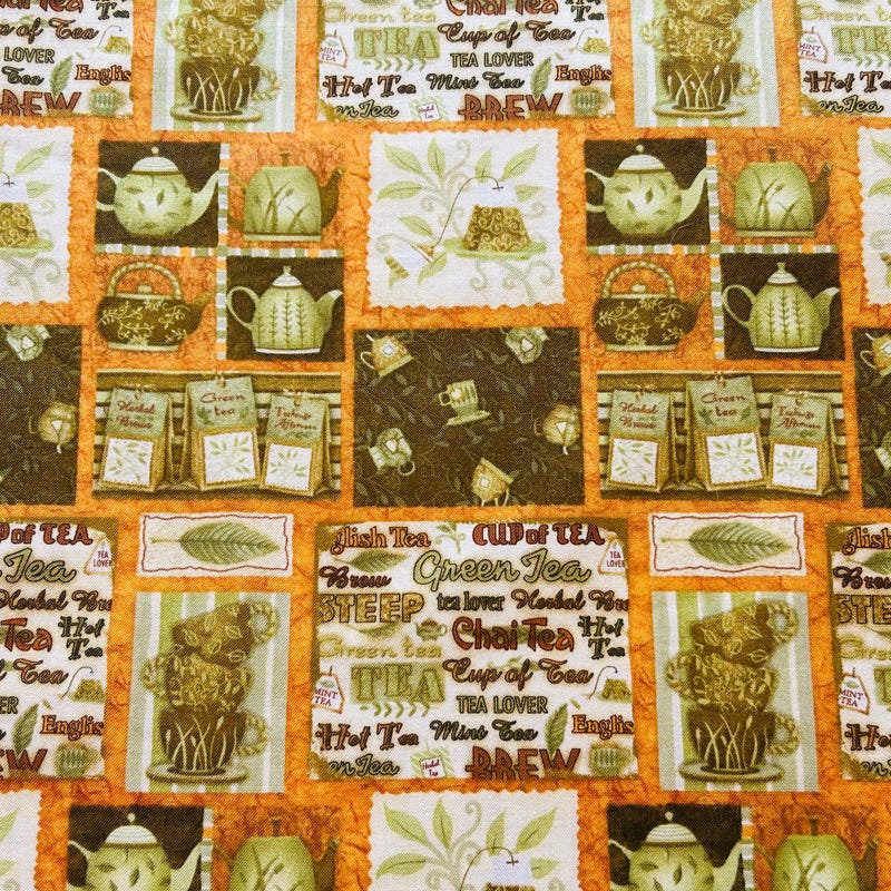 Tea Bag Fabric - Etsy