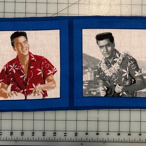 Elvis Fabric 100% Cotton Fabric Panels for Quilting, Blankets, Wall ...