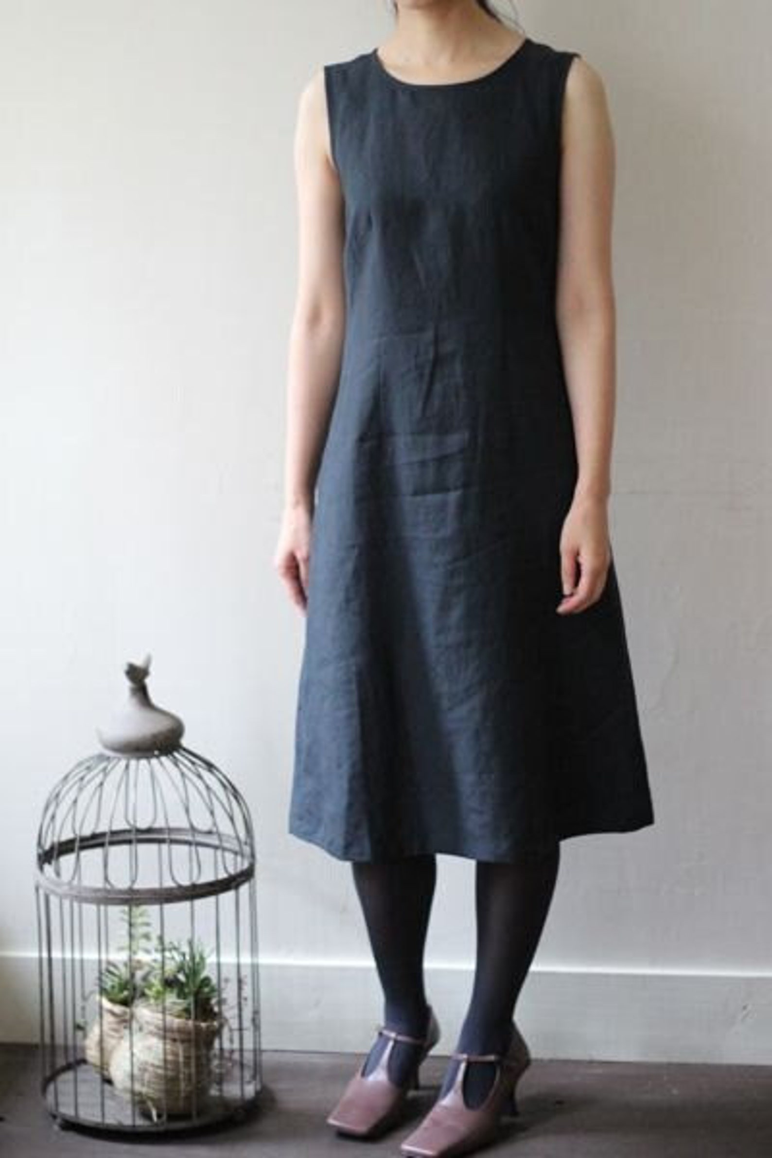 LINNET Pattern/ No.88 Simple One Piece Dress - Etsy
