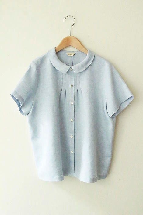 LINNET Pattern / No.94 Blouse With Small Tucks | Etsy