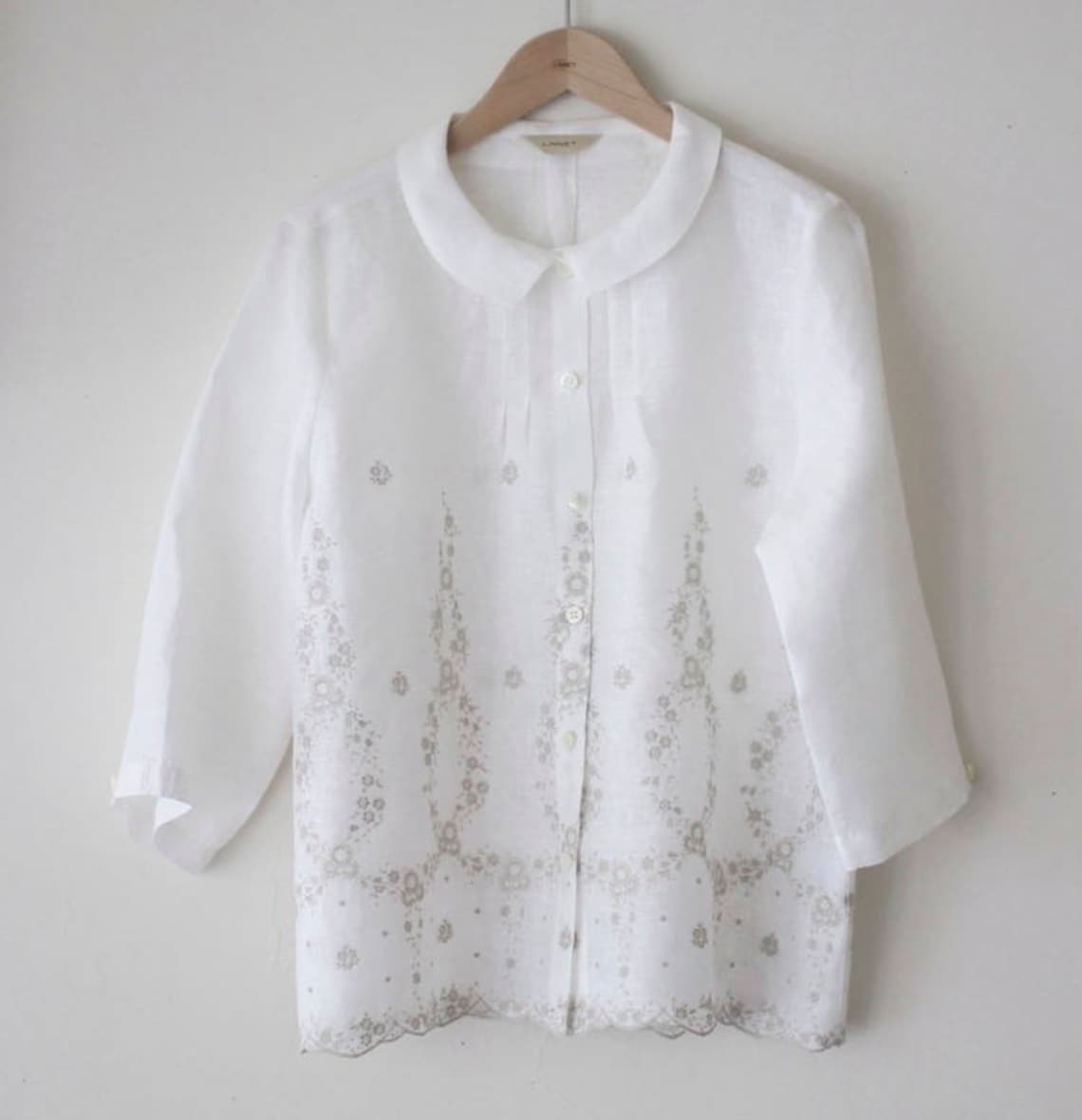 LINNET Pattern / No.94 Blouse With Small Tucks | Etsy