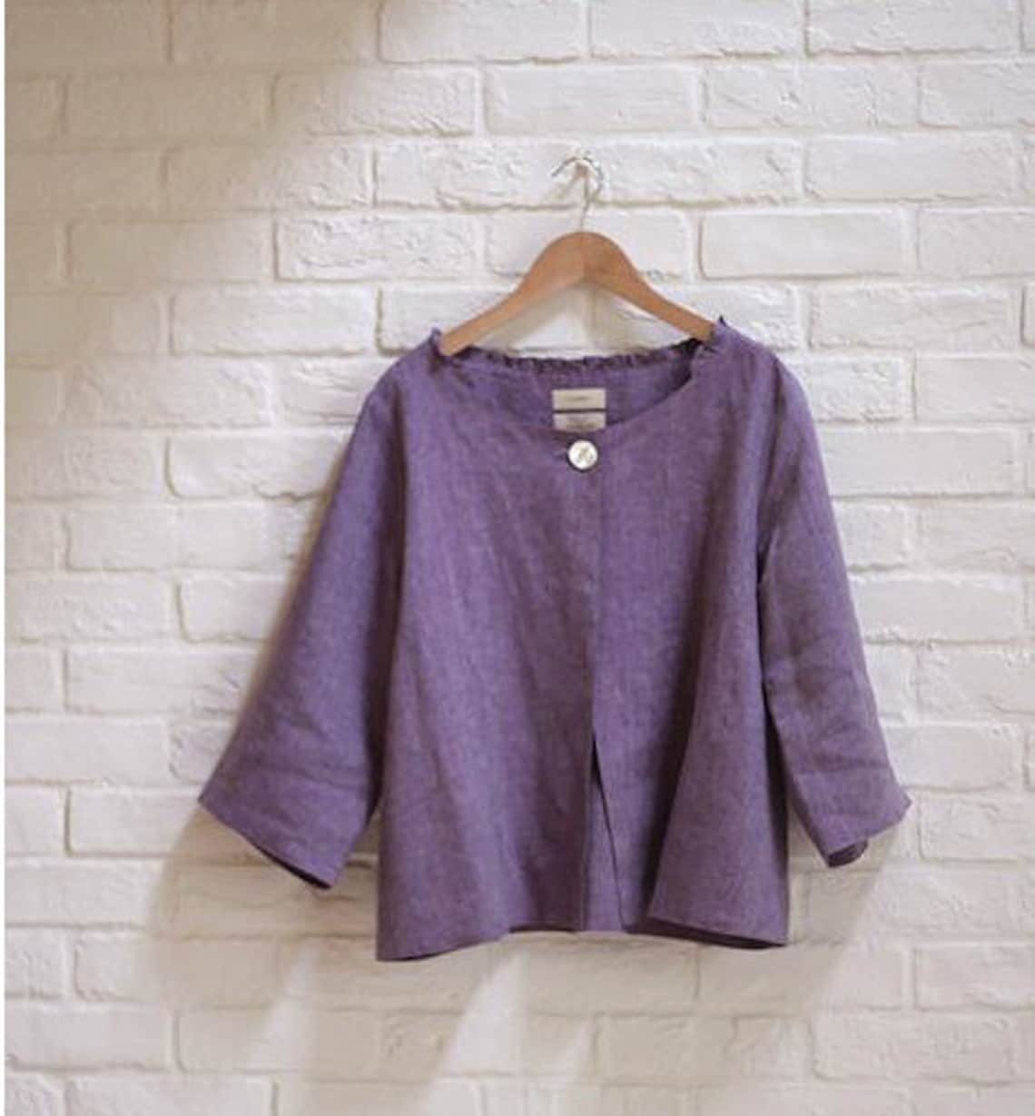 LINNET Pattern /no.93 Simple Jacket S~4l(includes 6 Sizes) New!! - Etsy ...