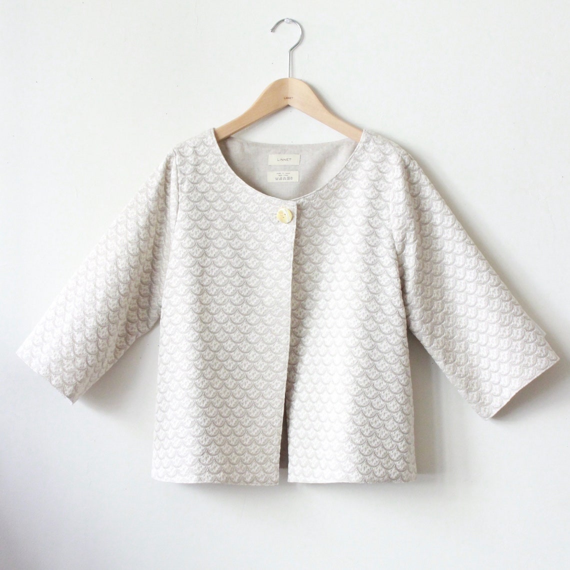 LINNET Pattern /no.93 Simple Jacket - Etsy