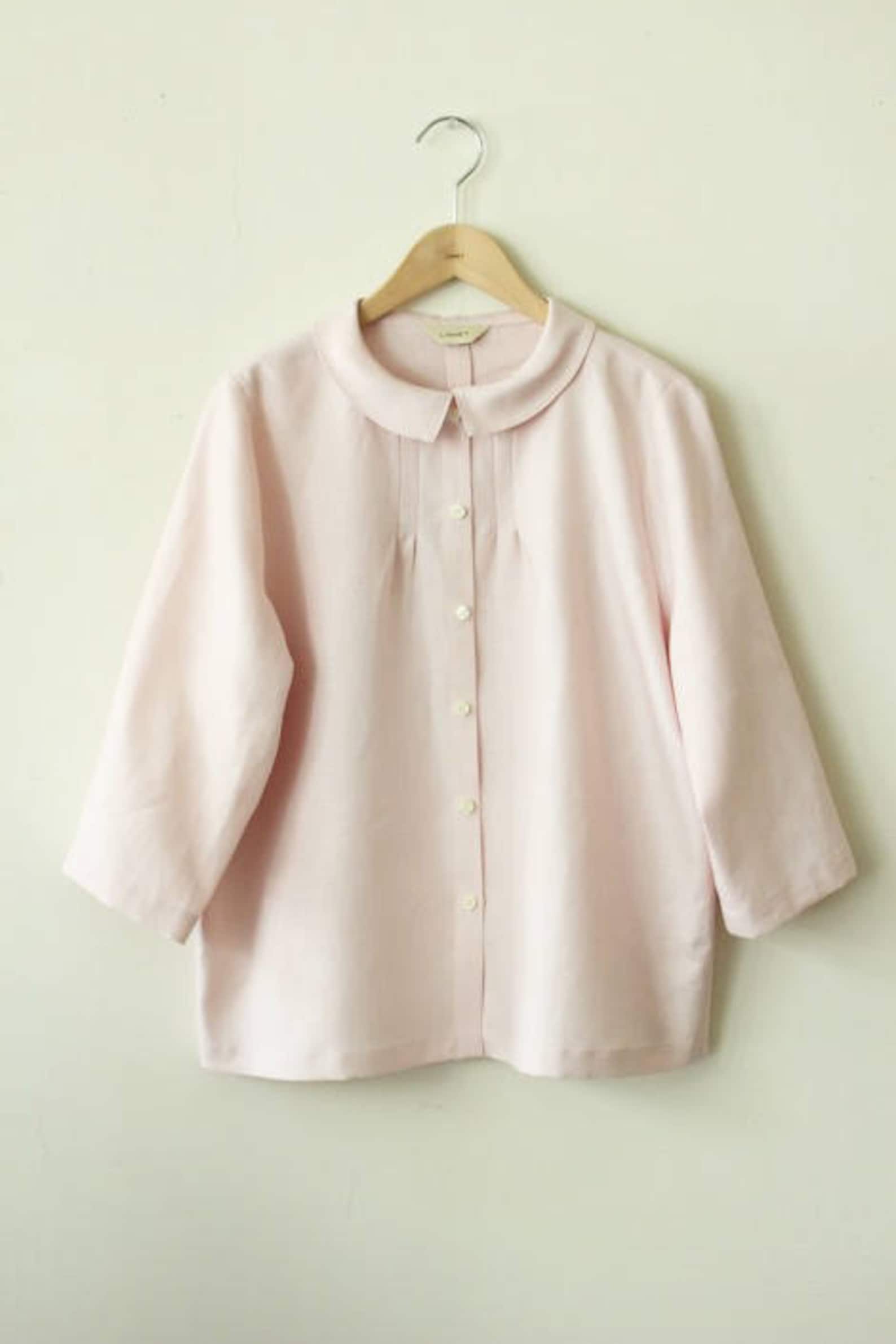 LINNET Pattern / No.94 Blouse With Small Tucks S~xxl(includes 5 Sizes ...