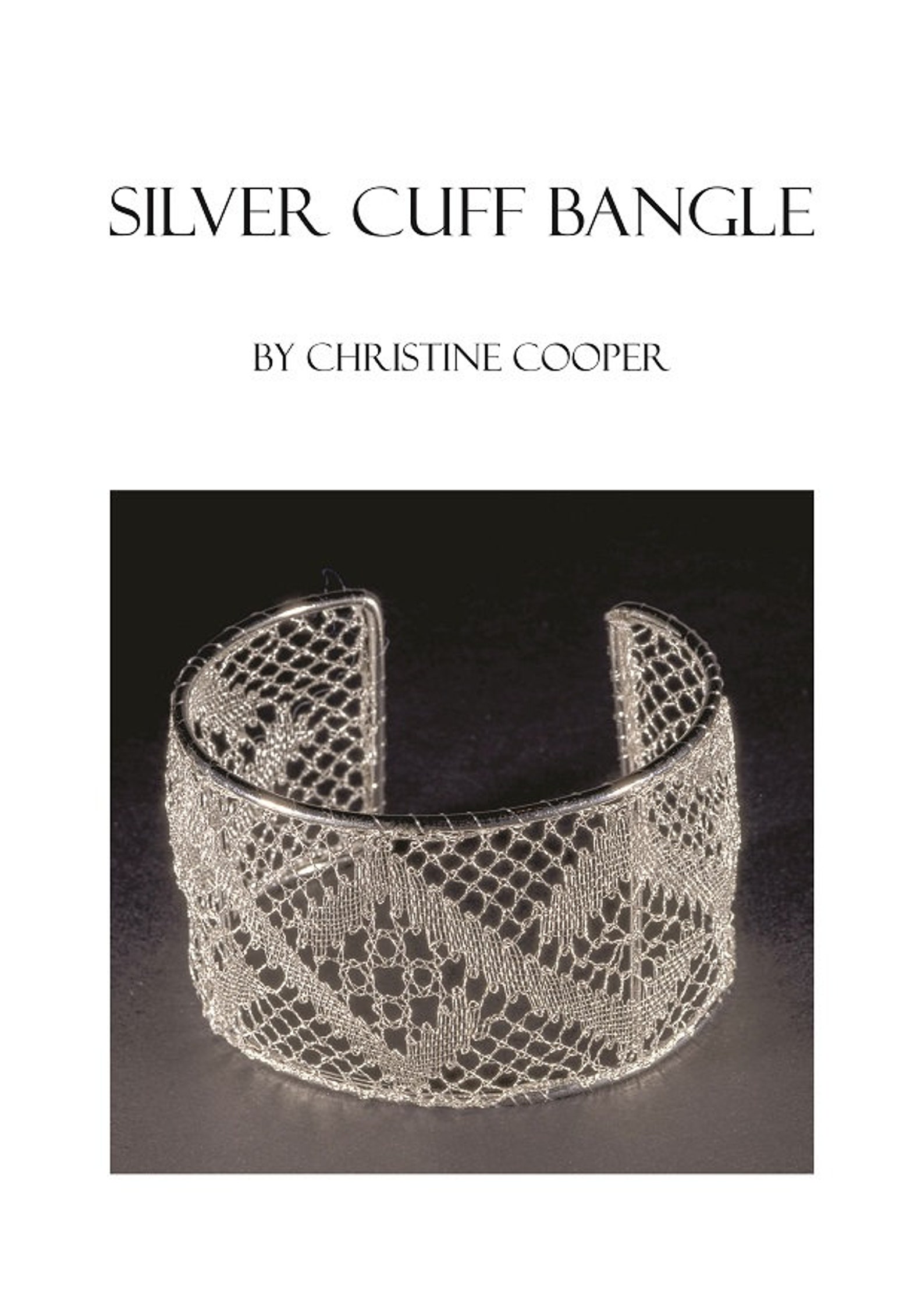 Bobbin Lace Pattern - Silver Cuff Bangle - Etsy
