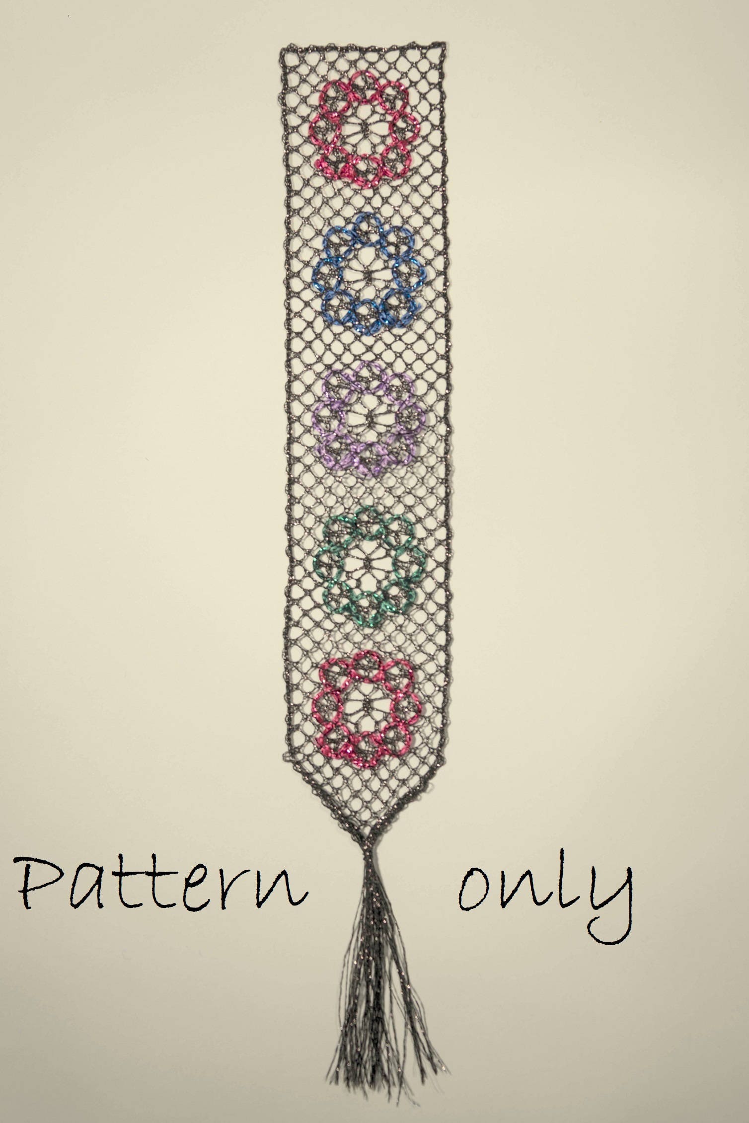 Elizabeth Bobbin Lace Bookmark Pattern - Etsy
