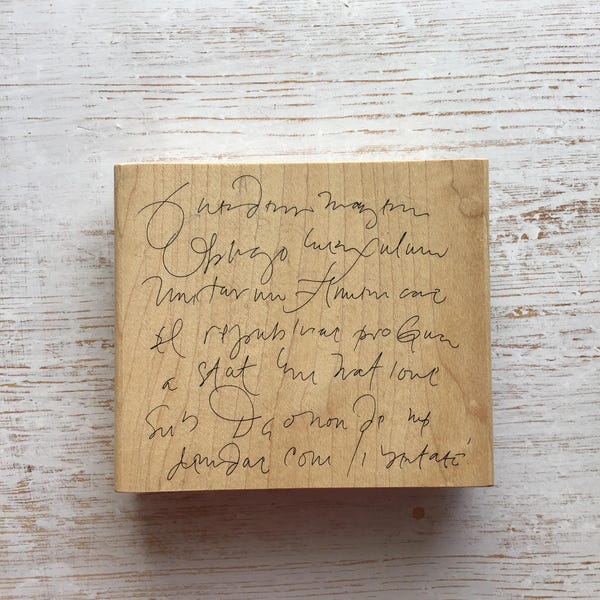 Handwritten Stamp - Etsy