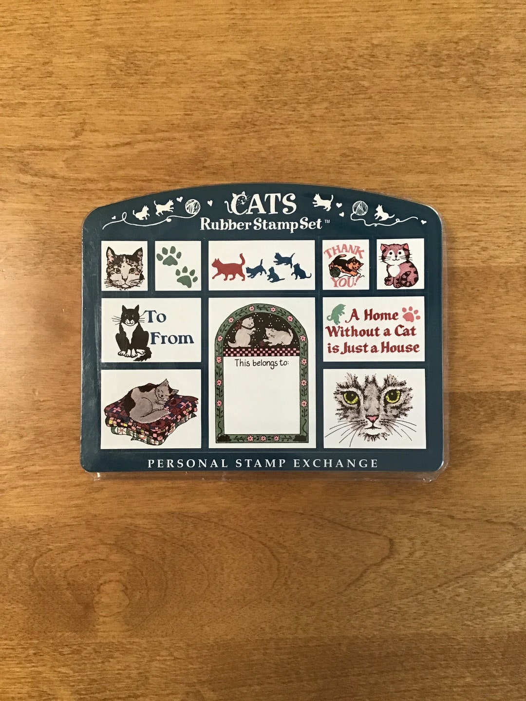 Vintage PSX CATS Set of 10 Foam Mounted Rubber - Etsy